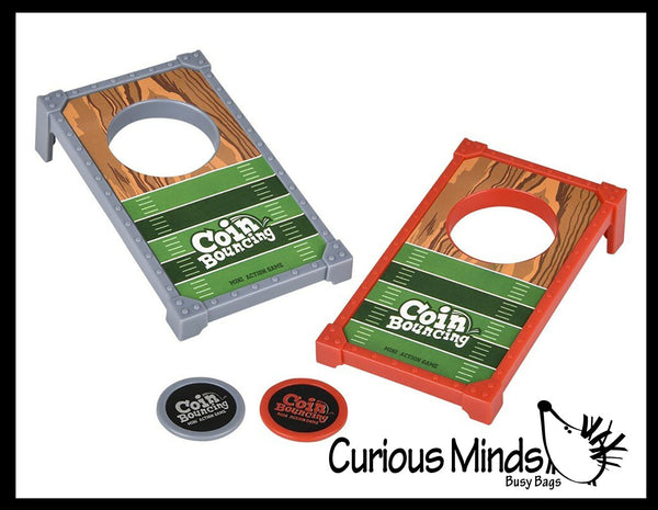 Mini Finger Flick Cornhole Tabletop Sports Coin Toss Game - Mini Board ...