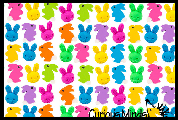 Bunny Eraser Mix - Tiny Easter Bunnies - Cute Mini Erasers - Bulk Anim ...
