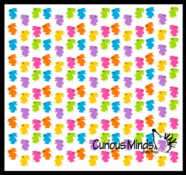 Bunny Erasers - Tiny Easter Bunnies - Cute Mini Erasers - Bulk Animal ...