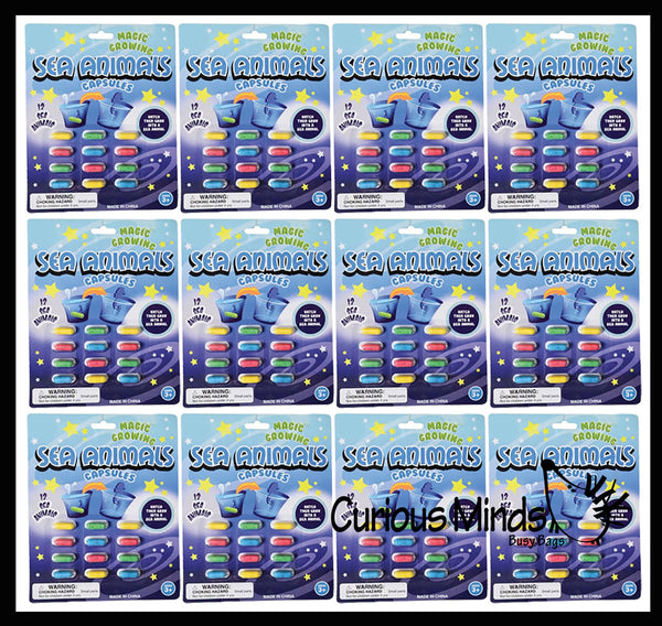 Sponge Capsules - Place in Water and Little Sponge Animals Come Out ...