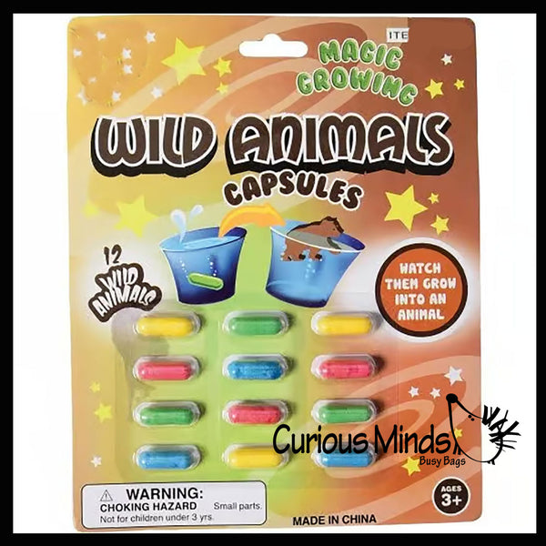 Sponge Capsules - Place in Water and Little Sponge Animals Come Out ...