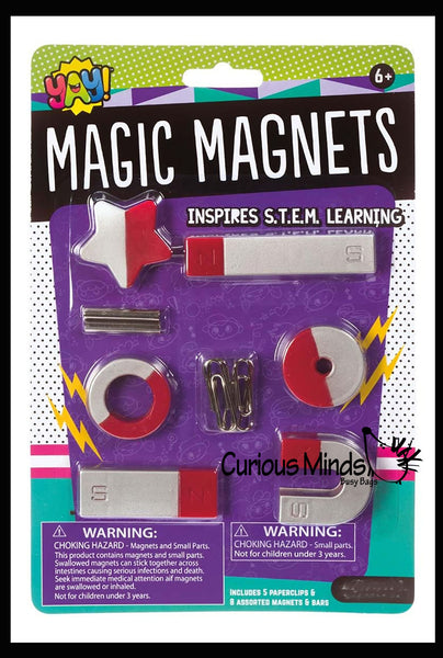 Magnet Toy Set - Different Magnets - Magnetism Science Toy | Curious ...