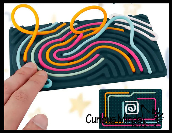 NEW - Noodle Board Fidget - Press and Peel Noodles Sensory Toy ...