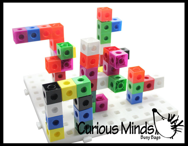 LAST CHANCE - LIMITED STOCK - SALE - Linking blocks and building baseb | Curious Minds Busy Bags
