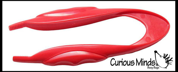 3 CHUNKY Safety Plastic Tweezers for Children - Fine Motor Tools, Occu ...