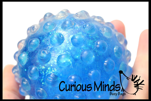 Bumpy Gel Filled Squeeze Stress Ball - Sensory, Fidget Toy | Curious Minds Busy Bags