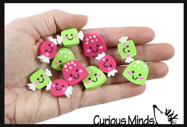 LAST CHANCE - LIMITED STOCK - Christmas Candy Mini Erasers - Novelty a ...