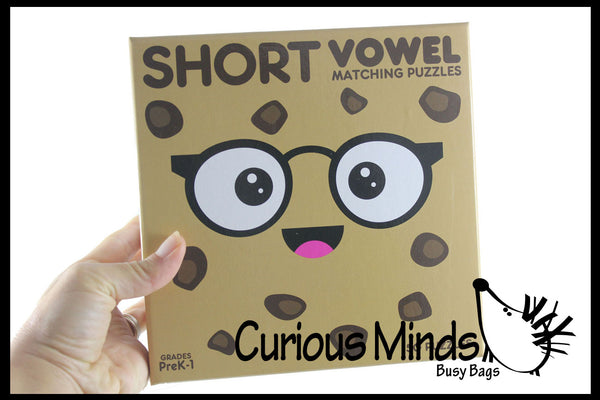 LAST CHANCE - LIMITED STOCK - SALE -Short Vowel Cookies and Milk Puzzl ...