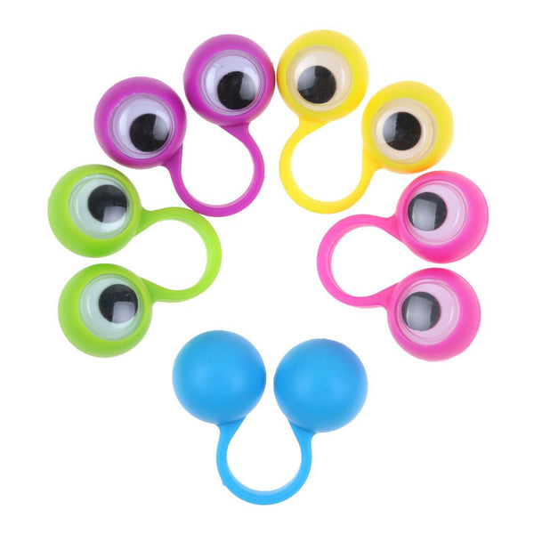 Finger Spies - Google Eye Finger Puppet Rings - Fun Bulk Novelty Toy ...