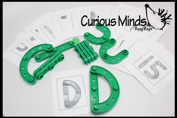 PDF FILE - YOU PRINT Build a letter AND numbers Busy Bag - Letter and ...