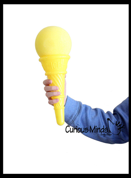 Jumbo Ice Cream Cone Shooter Popper Toy - Foam Ball Shoots From Cone ...