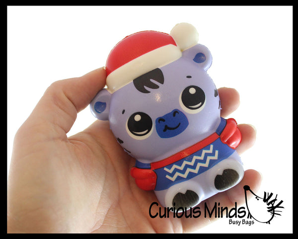 Winter Animal Themed Slow Rise Squishy Toys - Memory Foam Squish Stres ...