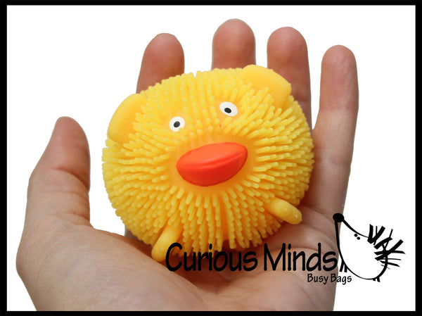 Cute 3" Animal Puffer Ball - Sensory Fidget Toy | Curious Minds Busy Bags