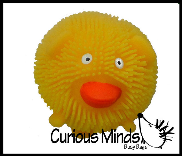 Cute 3" Animal Puffer Ball - Sensory Fidget Toy | Curious Minds Busy Bags