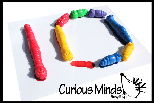 Busy Bag: Learn Letters and Numbers with Worms! | Curious Minds Busy Bags