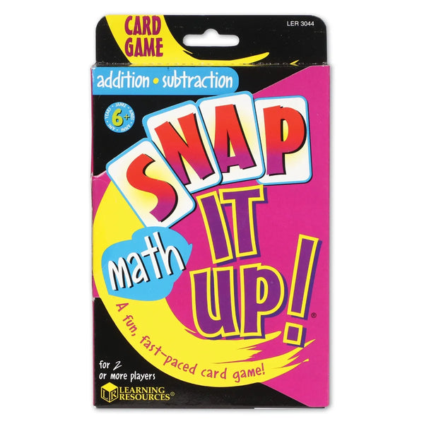 Snap it Up - Math Practice Card Game- Point Scoring Learning Game - Ma ...