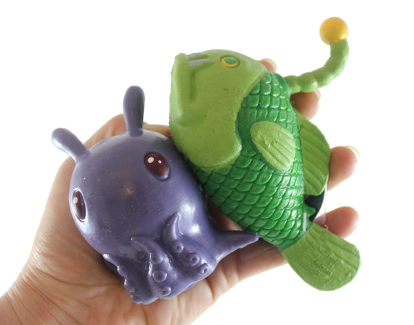 Angler Fish Cute Sea Creatures Stretchy and Squeezy Toy - Crunchy Bead ...