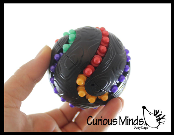 Hasbro Atomix Game, Brainteaser Puzzle Sphere Fidget Toys - Problem-So ...