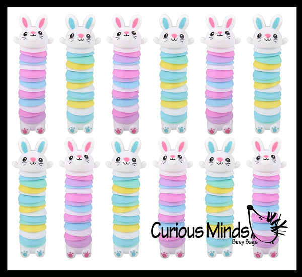 Wiggle Bunny Rabbit Fidget - Wiggle Articulated Jointed Moving Creatur ...