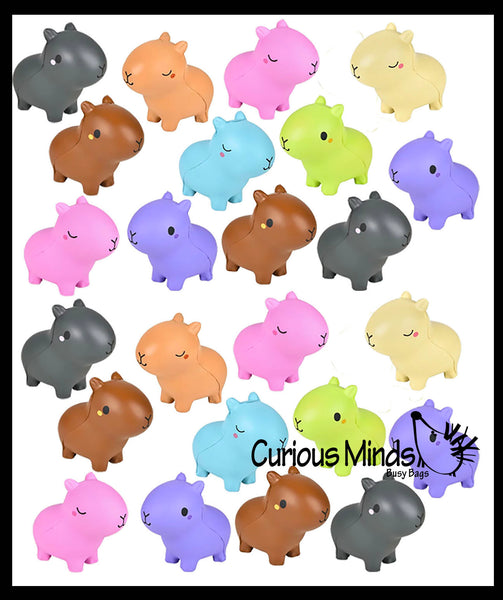 NEW - Capybara Mini Slow Rise Squishy Toy - Memory Foam Spongy Stress ...