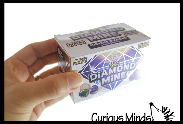 NEW - Diamond Mine Excavation Dig - Uncover Real Stones In Chalky Acti ...