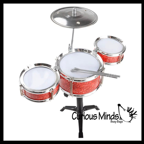NEW - Mini Drum Set - Percussion Set - Instrument for Kids Musical Toy ...