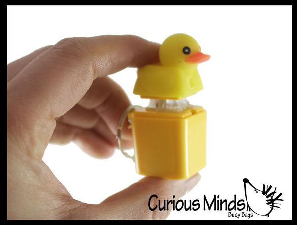 Duck Keyboard Key Fidget Clicker - Quacking Quack Light Up- Toy - Key ...