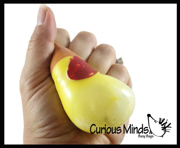 NEW - Food Fight Splat Ball - Squishy Squeeze Stress Ball Soft Doh Fil ...