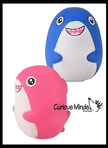NEW - Soft Shark Ocean Animal Stress Ball - Sensory Fidget Stress Toy ...