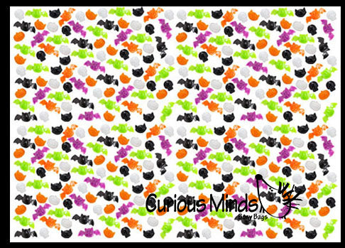 Halloween Sticky Toy Set - Bats - Mochi Characters - Trick or Treat ...