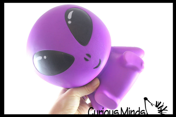 NEW - Jumbo 9" Alien Squishy Slow Rise Foam - Sensory, Stress, Fidget ...