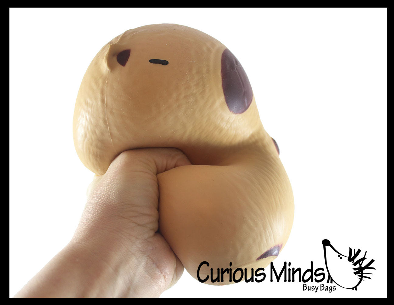 NEW - Jumbo Capybara Doh Filled Squishy Squeeze Stress Ball Soft Doh F ...