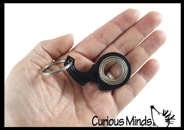 Keyring Spinner - Fidget Spinner for your Keychain - Turn Keys into Sp ...