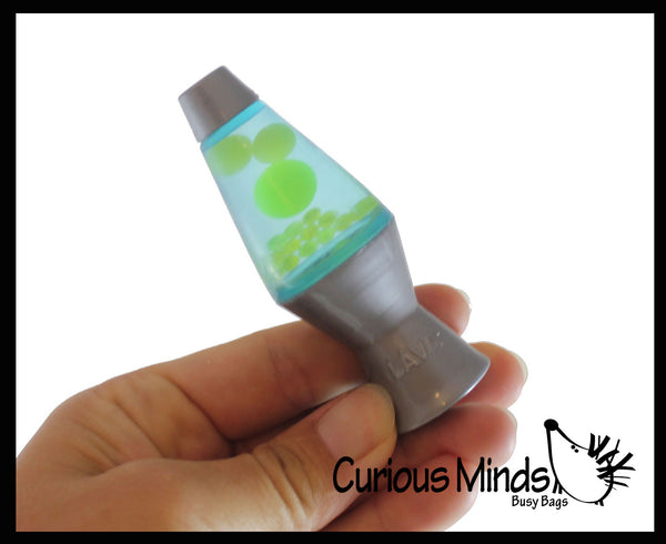 NEW - Mini Lava Lamp Squish and Flow Stress Ball Nee Doh. Squeeze to P ...
