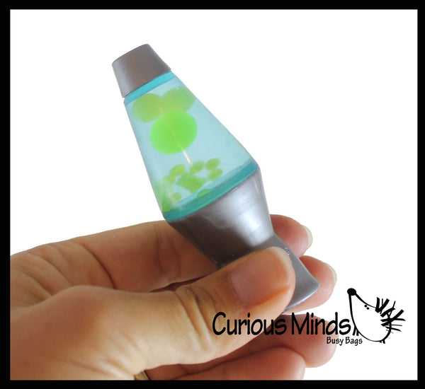NEW - Mini Lava Lamp Squish and Flow Stress Ball Nee Doh. Squeeze to P ...
