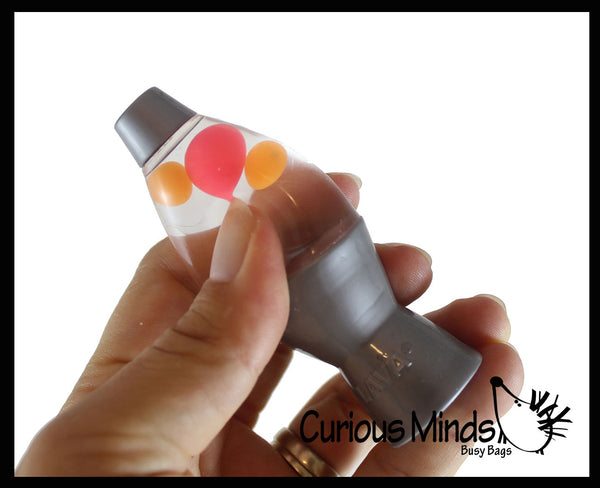 NEW - Mini Lava Lamp Squish and Flow Stress Ball Nee Doh. Squeeze to P ...