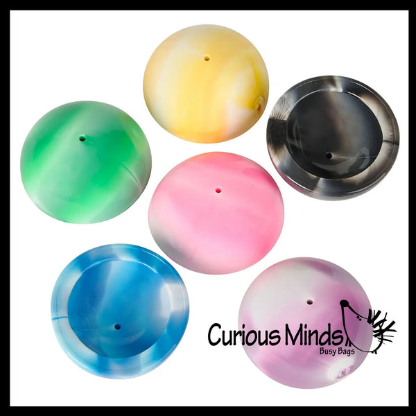 Large 1.75" Marble Dome Poppers - Rubber Pop Up Toy - Pop and Drop - T ...