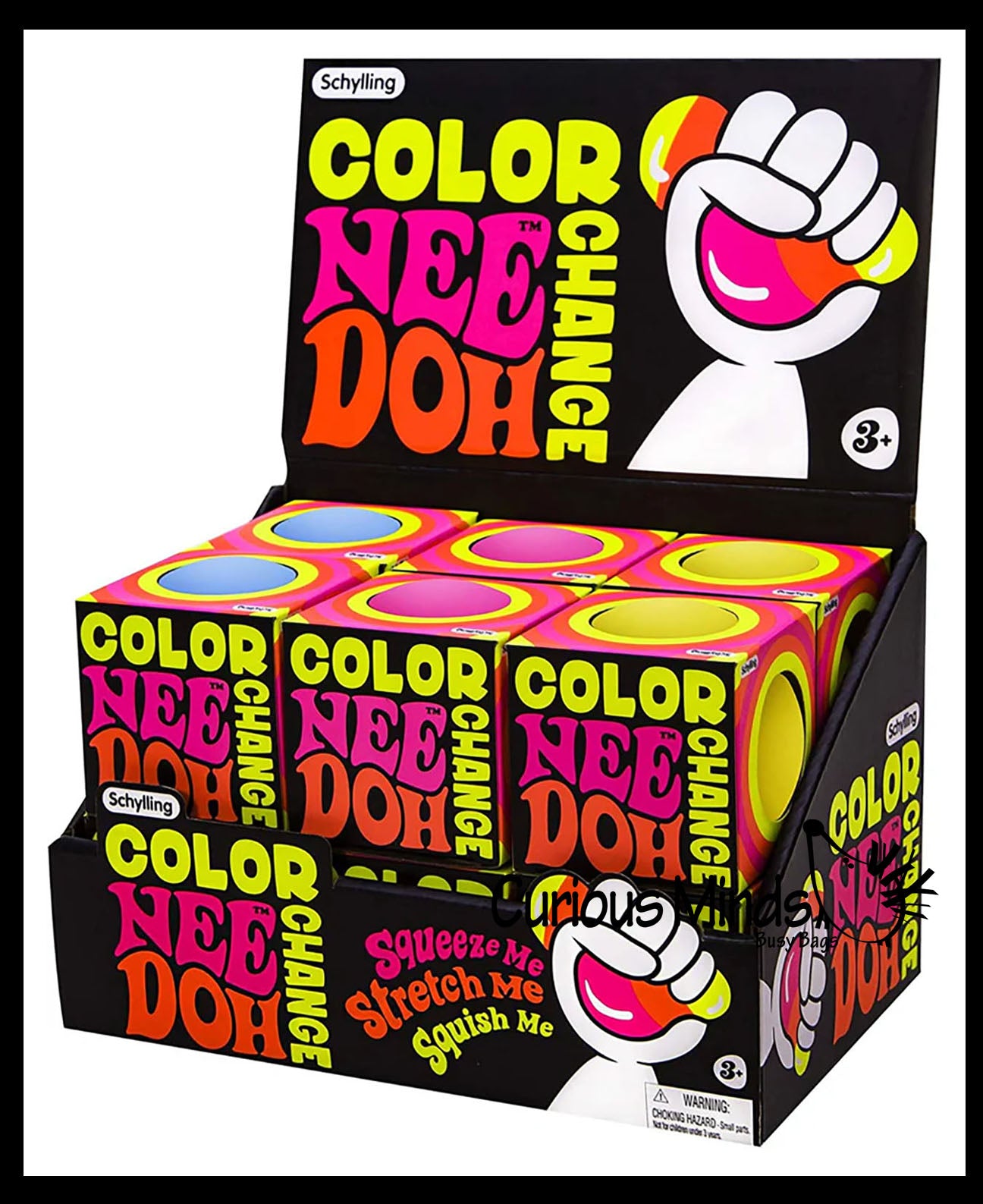 NeeDoh Color Changing Soft Doh Filled Stretch Ball - Ultra Squishy and ...