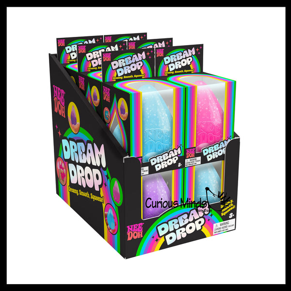 NeeDoh Dream Drop Sugar Ball - Thick Glue/Gel Stretch Ball - Ultra Squ ...