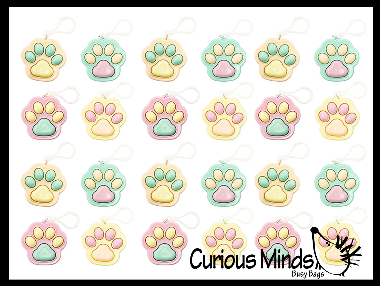 Paw Fidget Clicker Buttons Controller Cube Block - Hand Fidget - Anxie ...