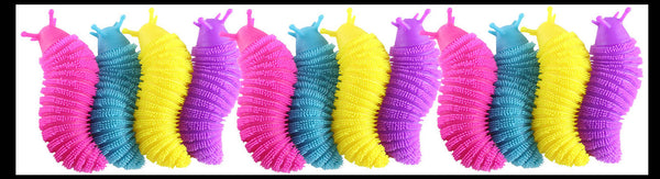 NEW - Puffer Slug Ball - Light Up Flashing Indoor Soft Hairy Air-Fille ...
