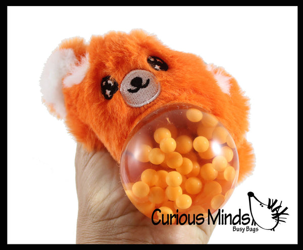 Plush Red Panda Bead Filled Squeeze Stress Balls - Sensory, Stress, Fi ...