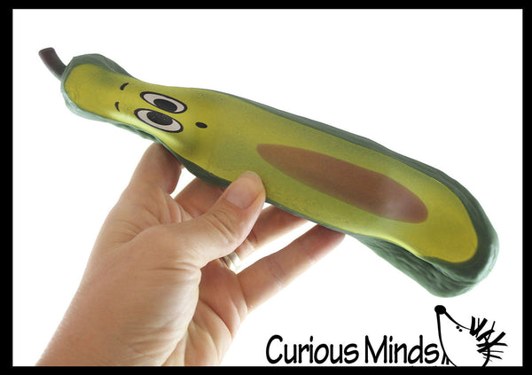 Sand Filled Squishy Banana and Avocado - Moldable Sensory, Stress, Squ ...