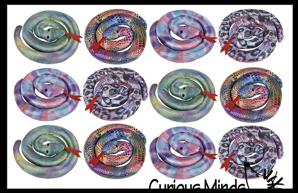 Snake Coiled Sand Filled Animal Toy - Heavy Weighted Sandbag Animal Pl ...