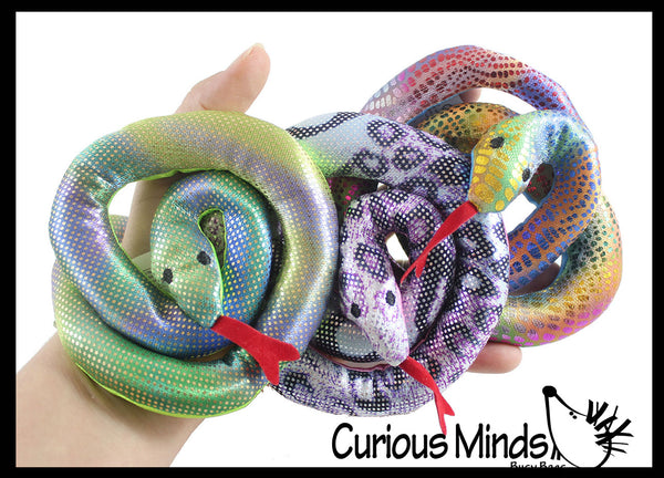 Snake Coiled Sand Filled Animal Toy - Heavy Weighted Sandbag Animal Pl ...