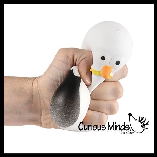 NEW - Seagull Squishy Squeeze Stress Ball Soft Doh Filling - Like Shav ...