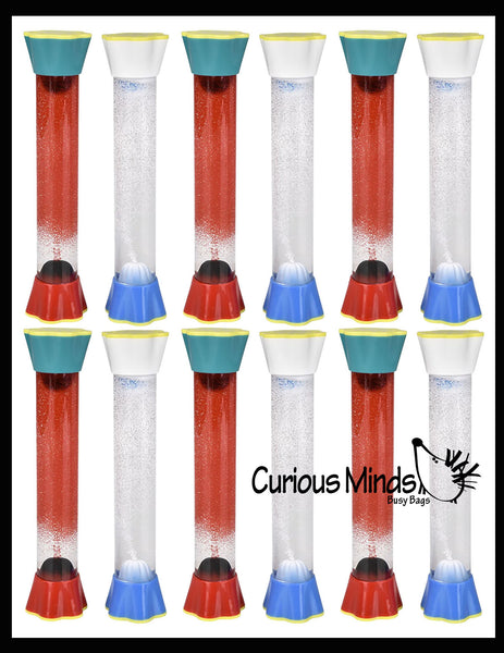 NEW - Erupting Volcano Glitter Filled Liquid Dripping Stick Timer Drip ...