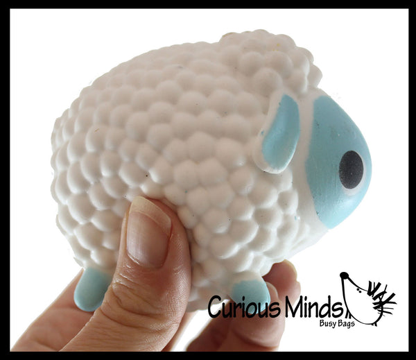 NEW - Large Lamb Sheep Easter Themed Creamy Doh Filled Squeeze Stress ...