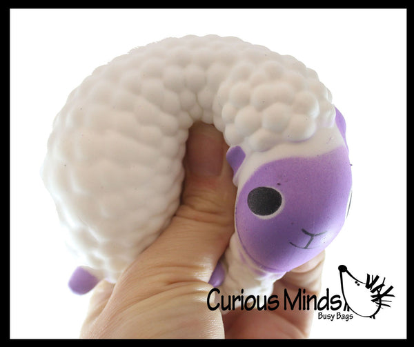 NEW - Large Lamb Sheep Easter Themed Creamy Doh Filled Squeeze Stress ...