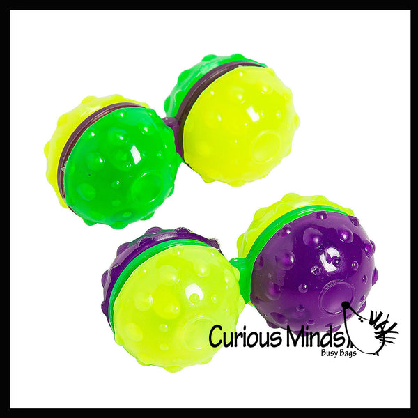 Fidget Spinner Ball - Spinning Twirling Fidget Toy - Lights Up Unique ...